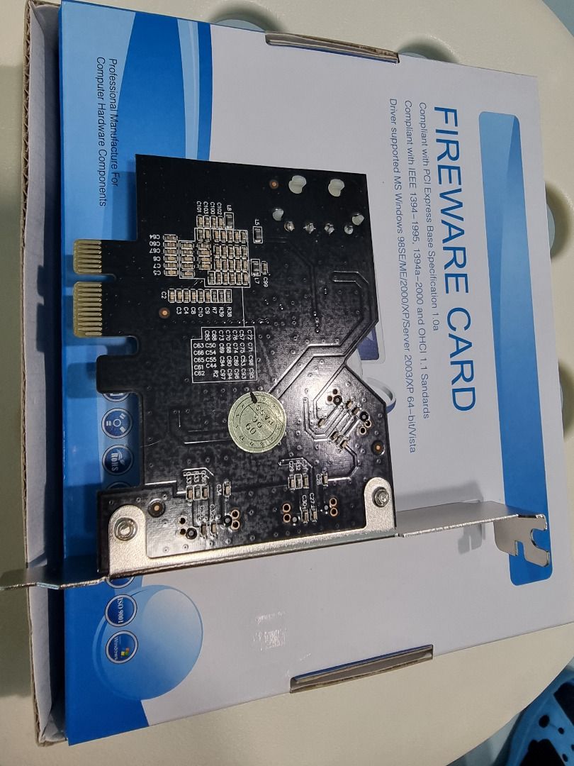 Firewire IEEE-1394b PCIe card for PC expansion slot, Computers & Tech ...