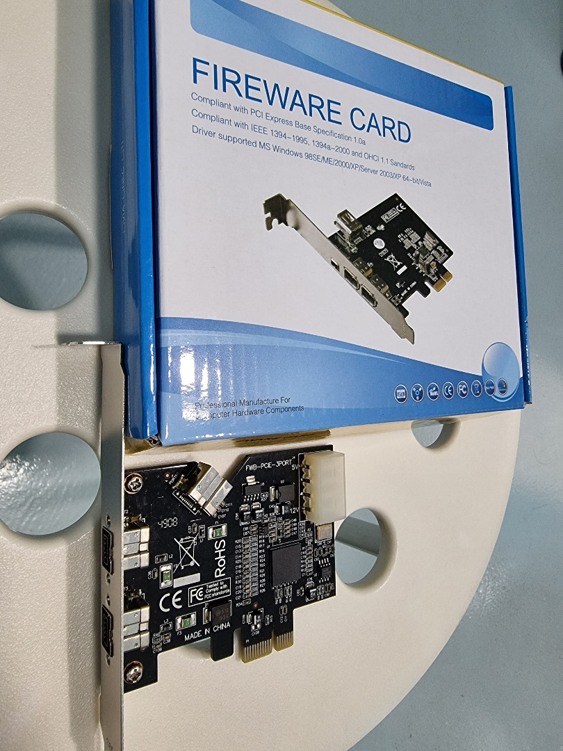 Firewire IEEE-1394b PCIe card for PC expansion slot, Computers & Tech ...