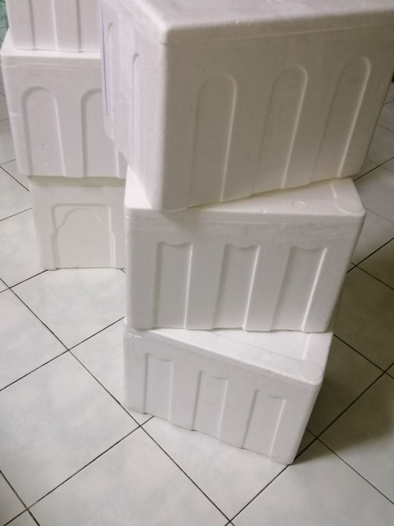 Foam Box / Fish Box / Cooler Box / Ice Box, Furniture & Home Living ...