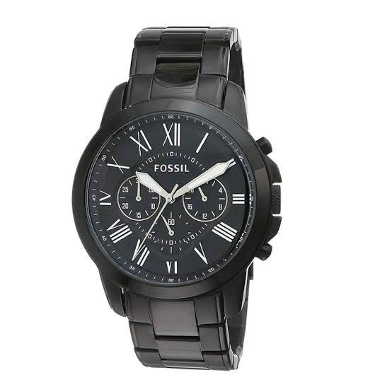 FS4832fossil-grant-chronograph-analog-black-dial-mens-watch-fs4832, Men ...