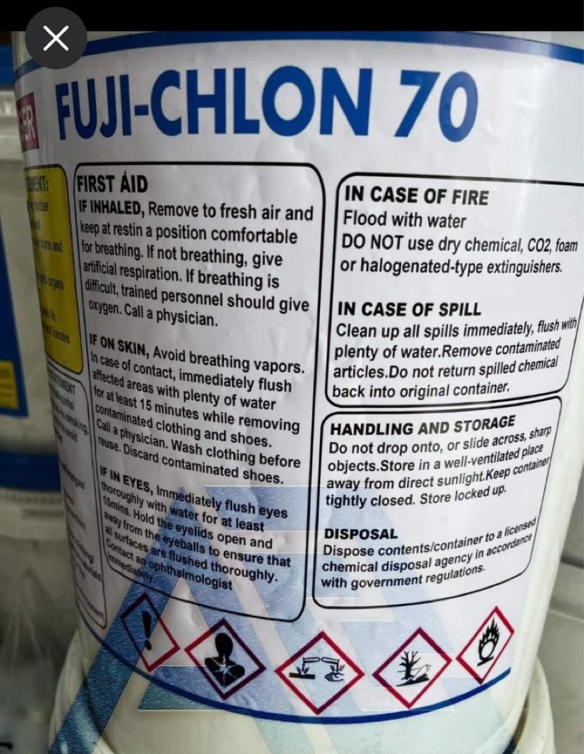 Fuji chlon japan chlorine for swimming pool, Community on Carousell