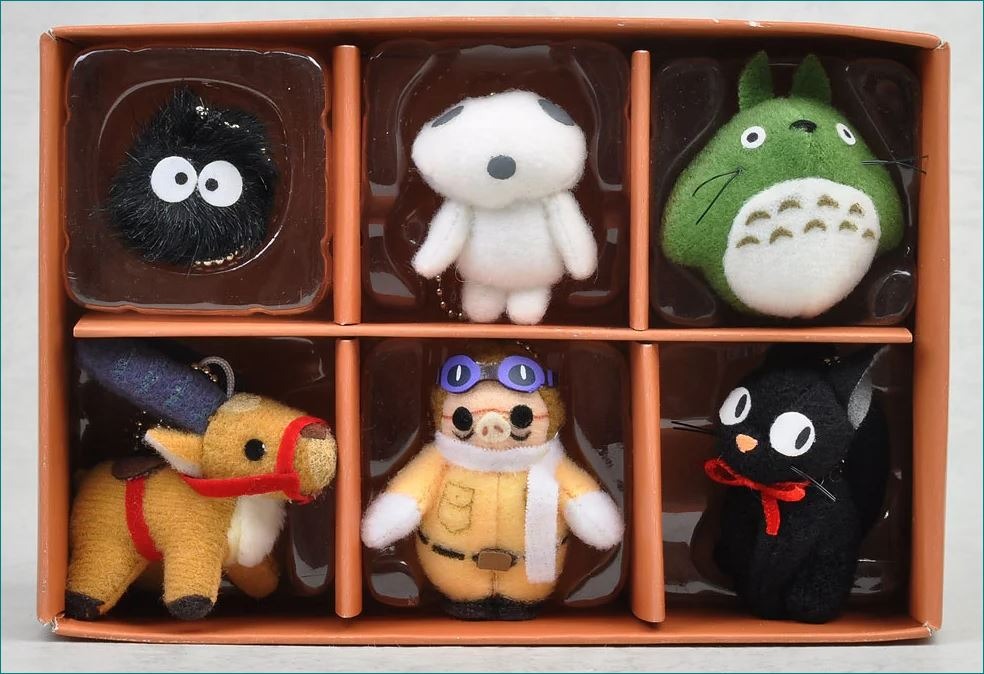 Ghibli Key Ring Key Chain Collection Box 吉卜力匙扣吊飾 - Green Totoro 綠色龍貓 ...