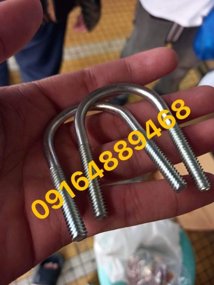 GI U-BOLT WITH NUTS AND WASHER, Commercial & Industrial, Construction Tools & Equipment on Carousell