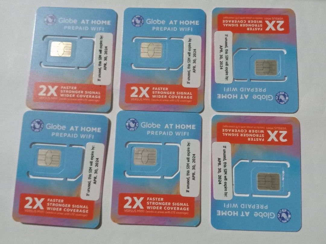(W/ 50gb data)Globe prepaid wifi sim, Computers & Tech, Parts ...