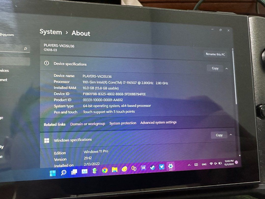 GPD Win3 16g ram+1t ssd, Video Gaming, Video Game Consoles, Others on ...