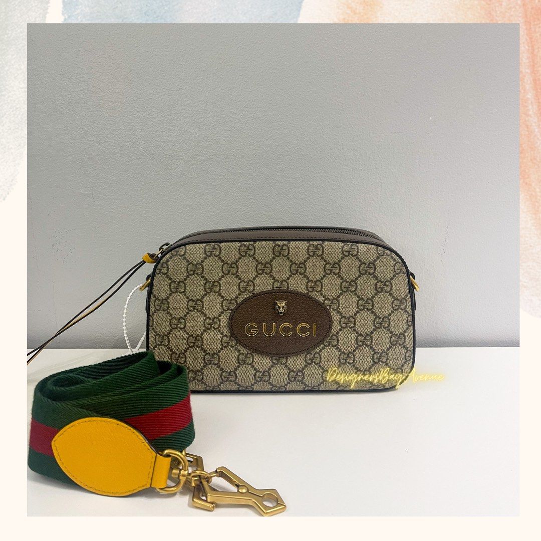 Gucci Neo Vintage GG Supreme Camera Bag with Entrupy, Luxury, Bags ...
