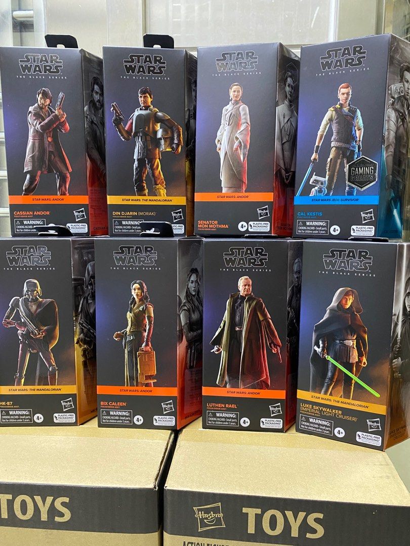 Hasbro Star Wars black series andor bix caleen mon mothma luthen rael ...