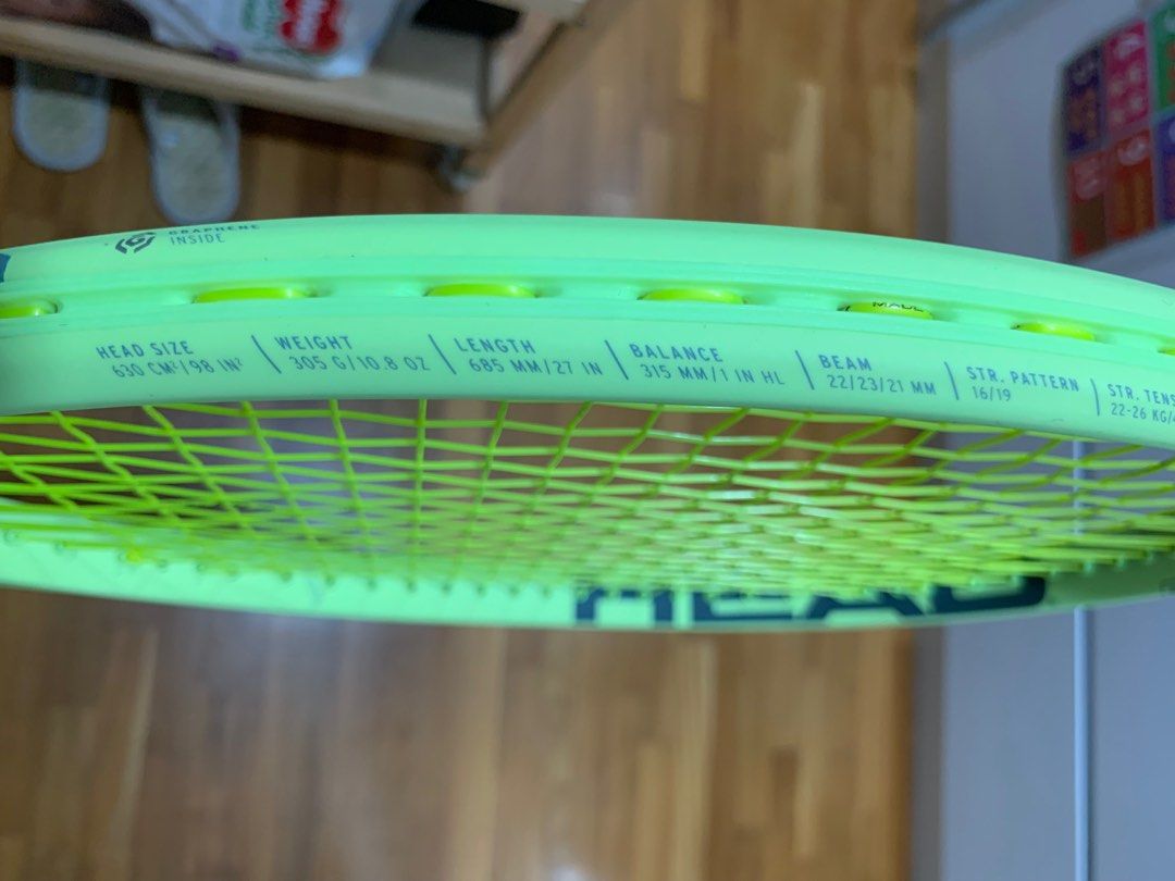 Head Extreme Tour 2022 Tennis Racquet Racket, Sports Equipment, Sports ...