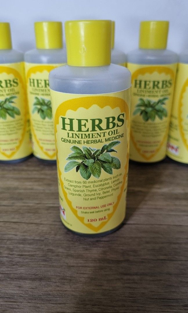 Herbs Liniment Oil Haplas, Beauty & Personal Care, Bath & Body, Body ...