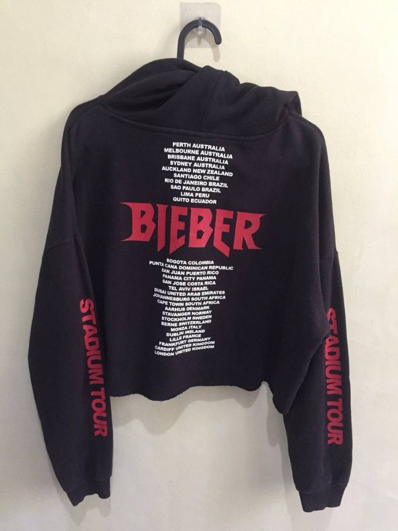 H&M Justin Bieber Stadium Tour Merch, Women's Fashion, Coats, Jackets ...