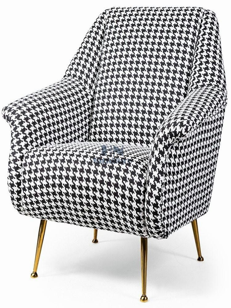 hn-0192 CAMILA _ Modern Luxury Houndstooth Chair and Sofa, Furniture ...