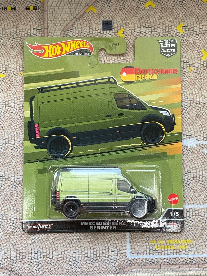 Hot Wheels Premium Deustchland Design Mercedes Sprinter, Hobbies & Toys ...