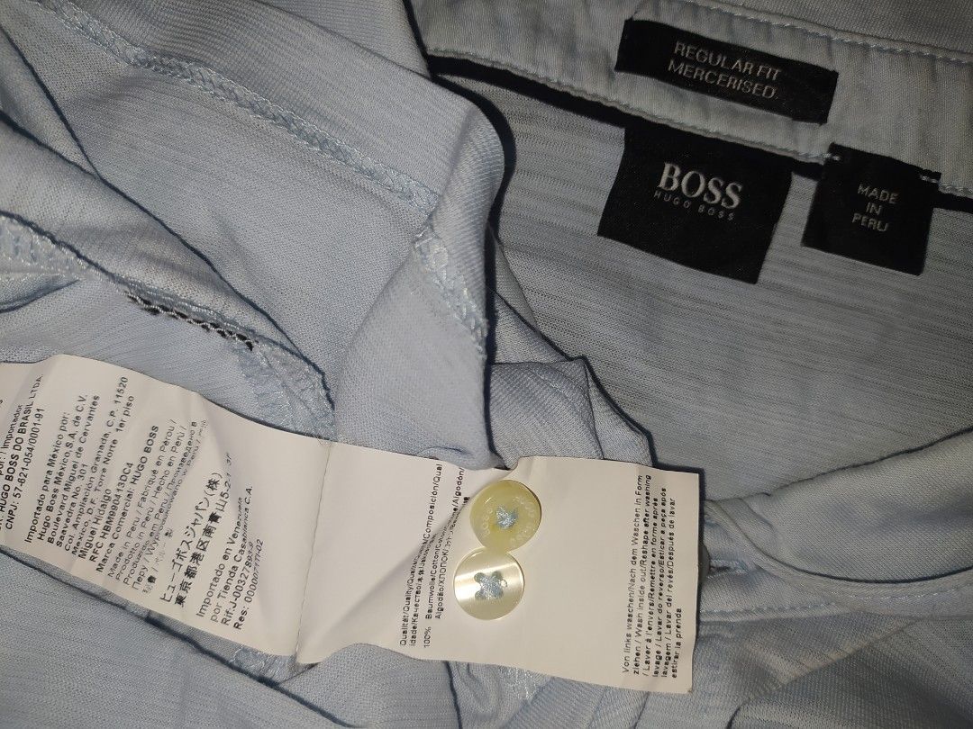 HUGO BOSS MERCERISED POLO SHIRT, Men's Fashion, Tops & Sets, Tshirts ...
