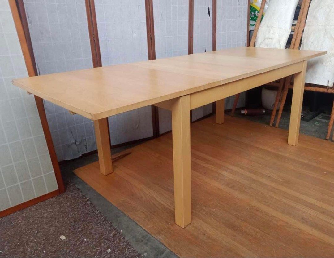 Ikea extendable table, Furniture & Home Living, Furniture, Tables ...