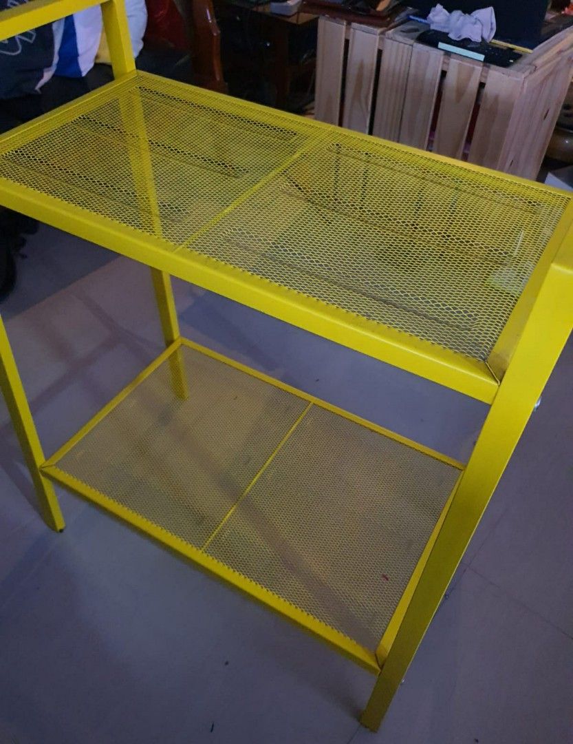IKEA Yellow Mesh 2 Tiers Racks, Furniture & Home Living, Furniture ...