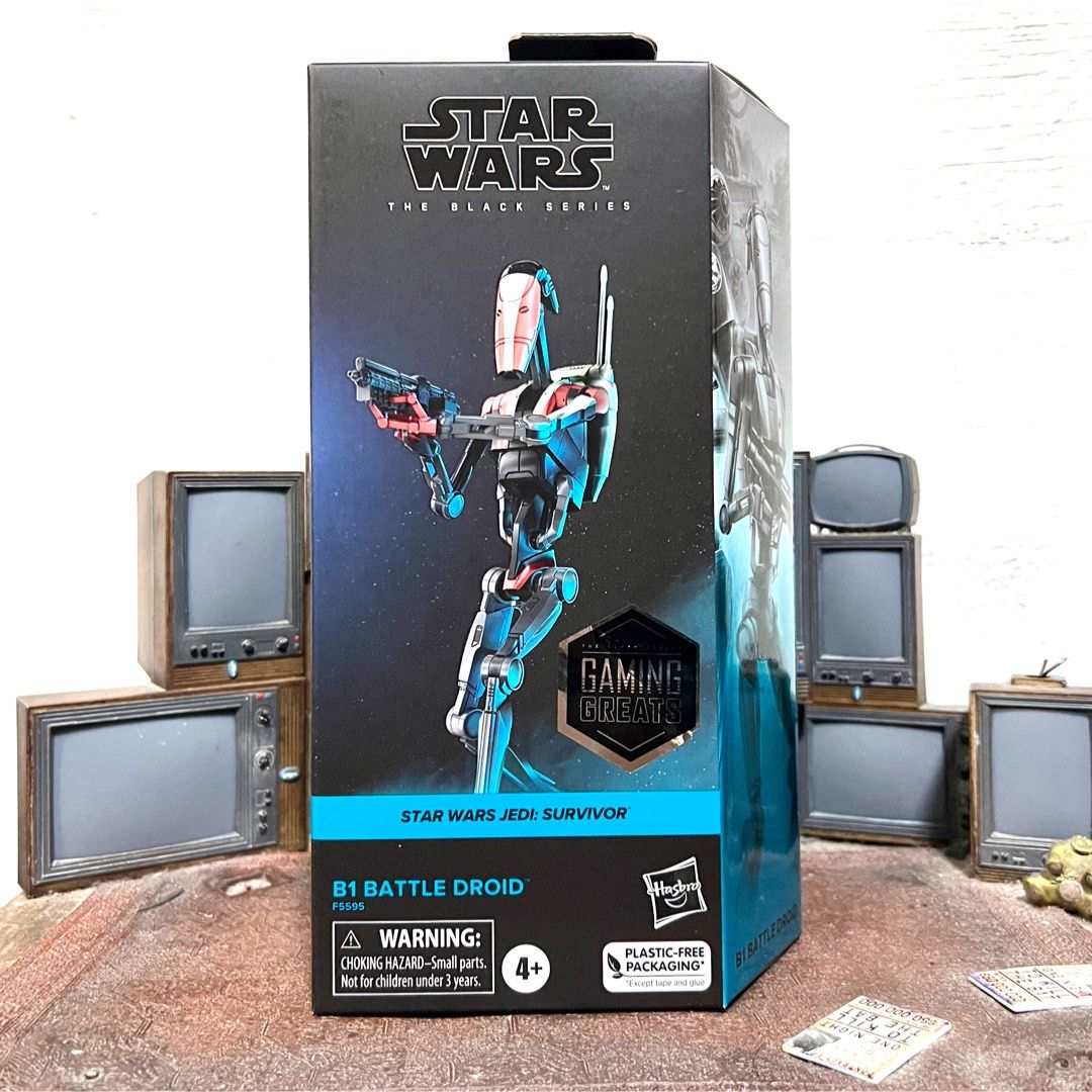 [In hand] Hasbro Star Wars Gaming Greats Black Series B1 Battle Droid ...