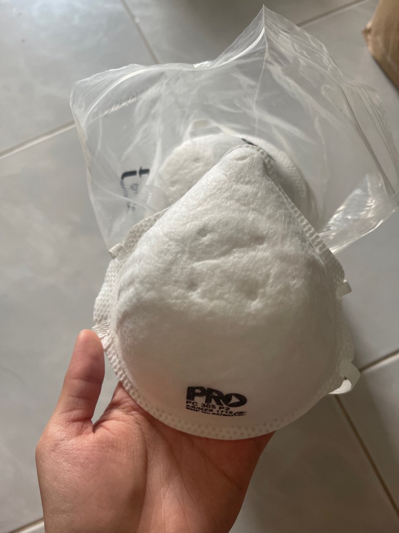 Industry mask, Health & Nutrition, Face Masks & Face Shields on Carousell