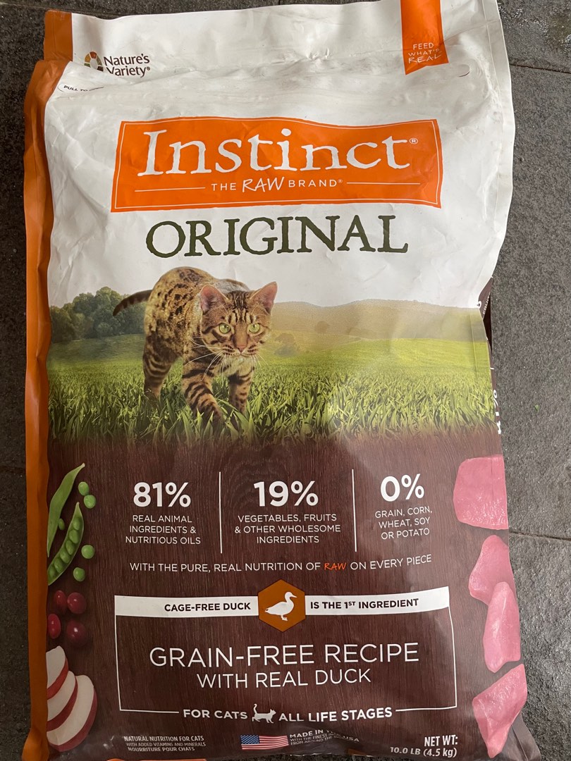 Instinct Cat food 10lbs / 4.5 KG, Pet Supplies, Pet Food on Carousell