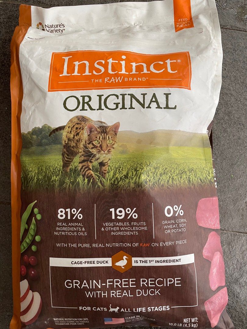 Instinct Cat food 10lbs / 4.5 KG, Pet Supplies, Pet Food on Carousell