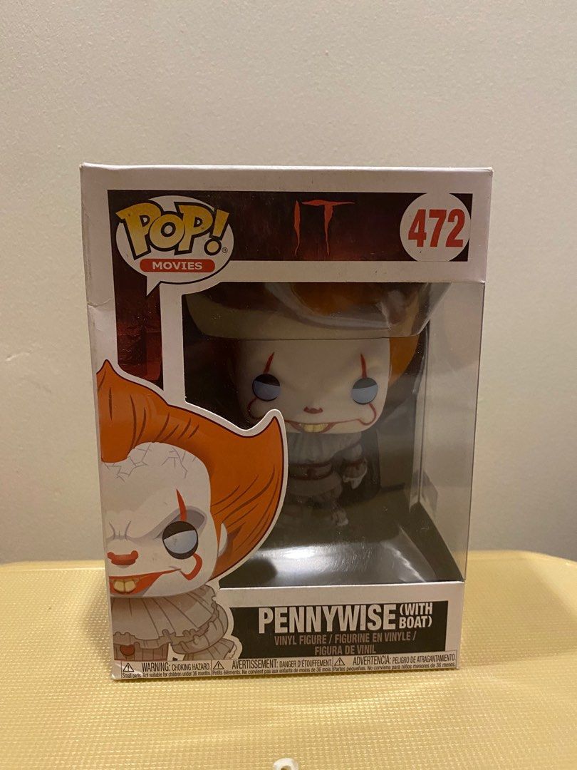 IT Pennywise Funko Pop, Hobbies & Toys, Toys & Games on Carousell