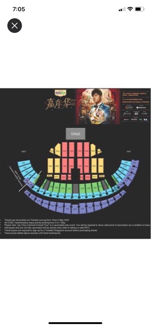 Jay Chou concert 18 dec 2022, Tickets & Vouchers, Event Tickets on ...