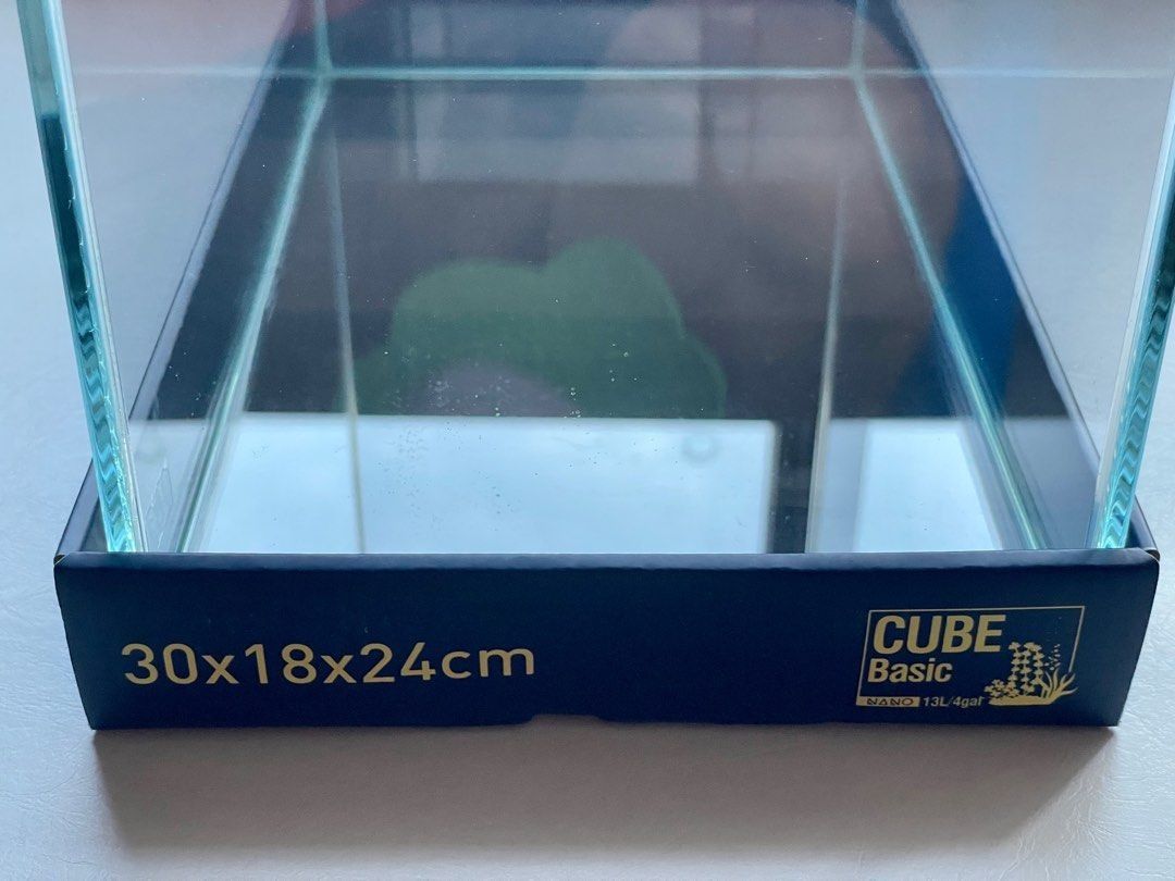 JBJ Crystal Clear Glass Tank set - 13L [shrimp, fish, fishes, betta ...