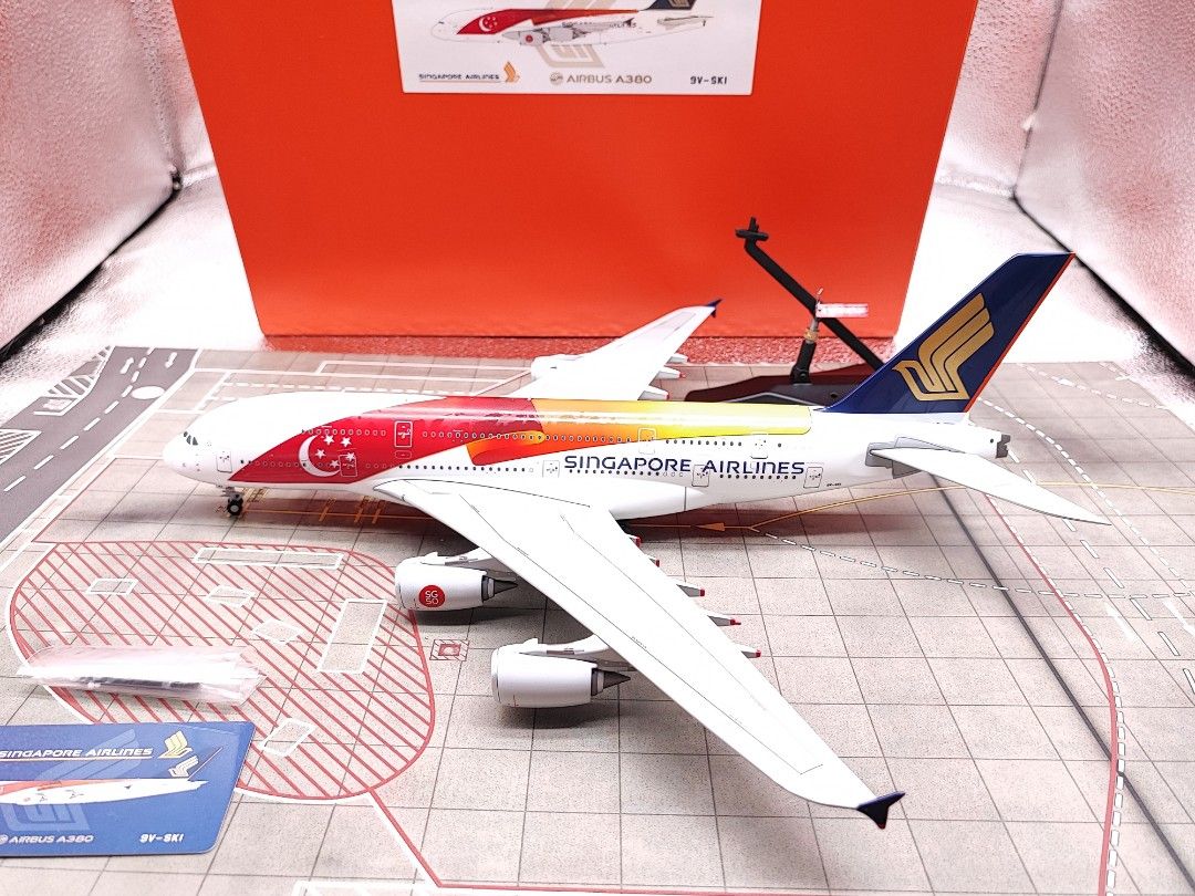 JC Wings 1:200 Singapore Airlines A380 9V-SKI (SG50 Livery), Hobbies ...