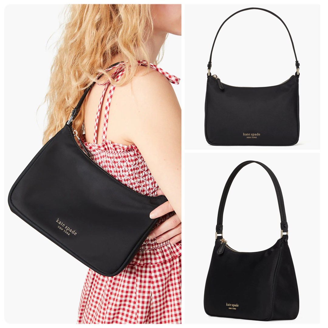 Kate Spade Sam Nylon Shoulder Bag, Luxury, Bags & Wallets on Carousell