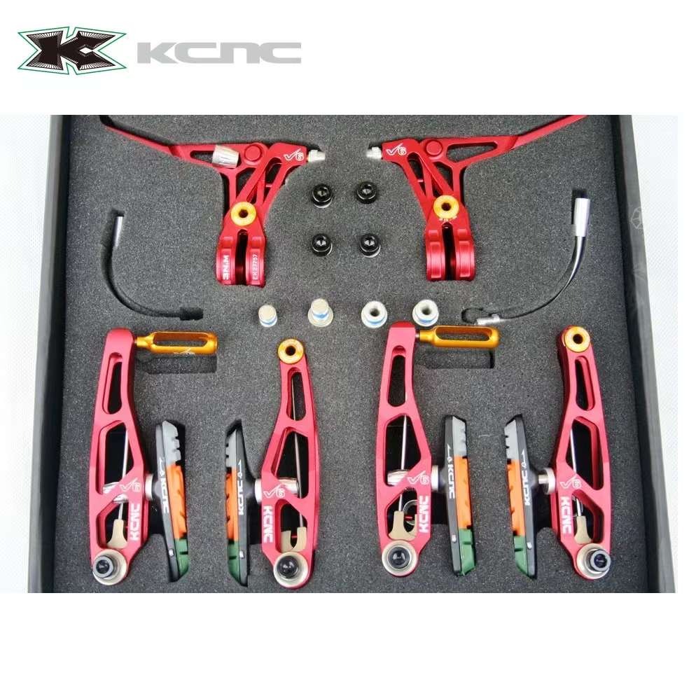 Kcnc v6 vb6 fully CNC Ultra light MTB fold bike v brake levers with ...