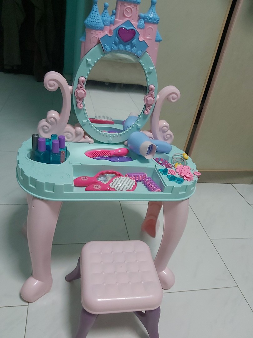 Kid dressing table, Hobbies & Toys, Toys & Games on Carousell