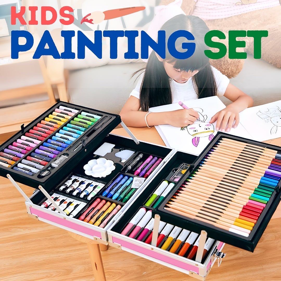 Kiddy Color Aluminum Drawing Case (132 pcs), Looking For on Carousell