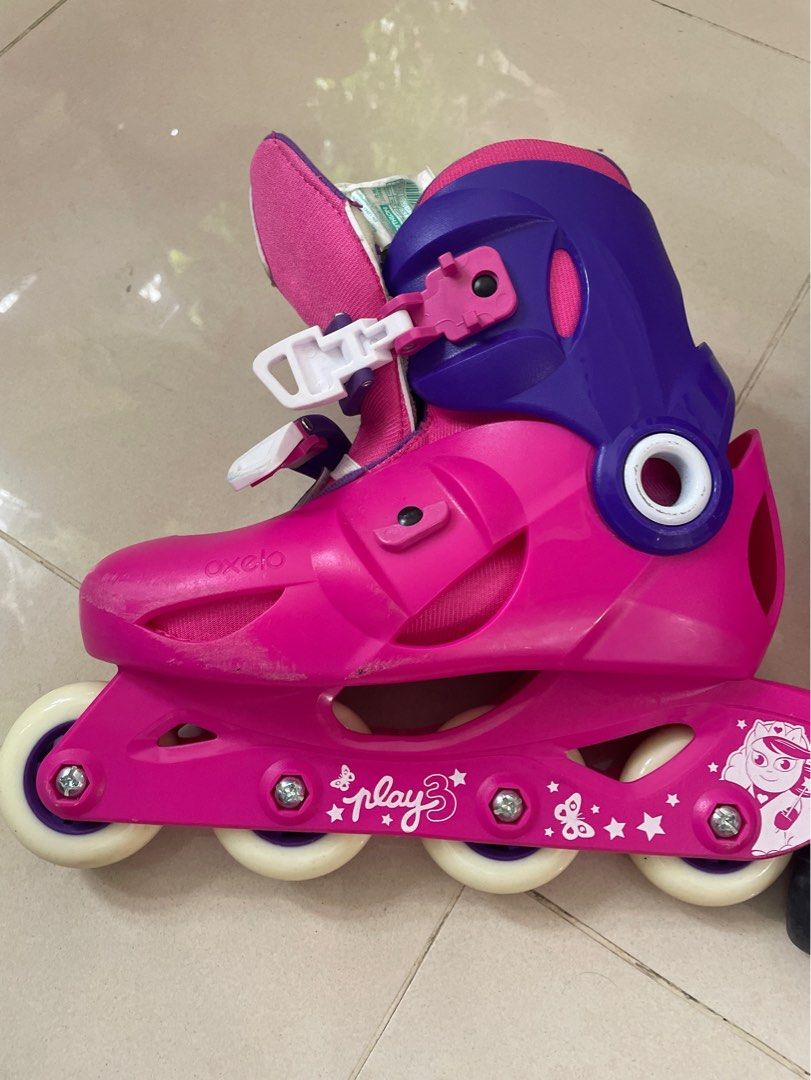 Kids Roller Blade Pink, Sports Equipment, Sports & Games, Skates ...