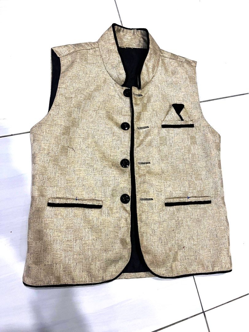 Kids Vest for traditional Attire / Baju Bollywood / Baju India / Kanak ...
