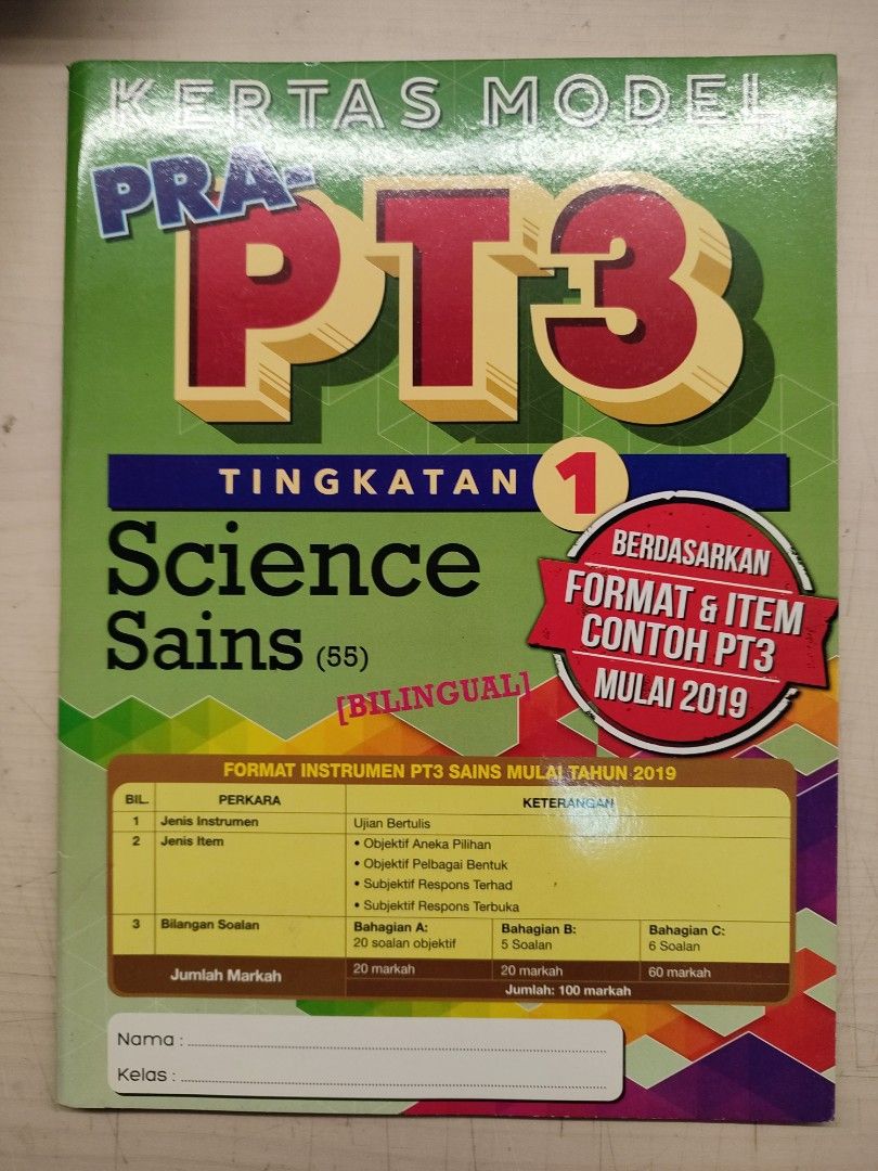 KSSM Kertas Model Pra-PT3 Form 1, Hobbies & Toys, Books & Magazines ...