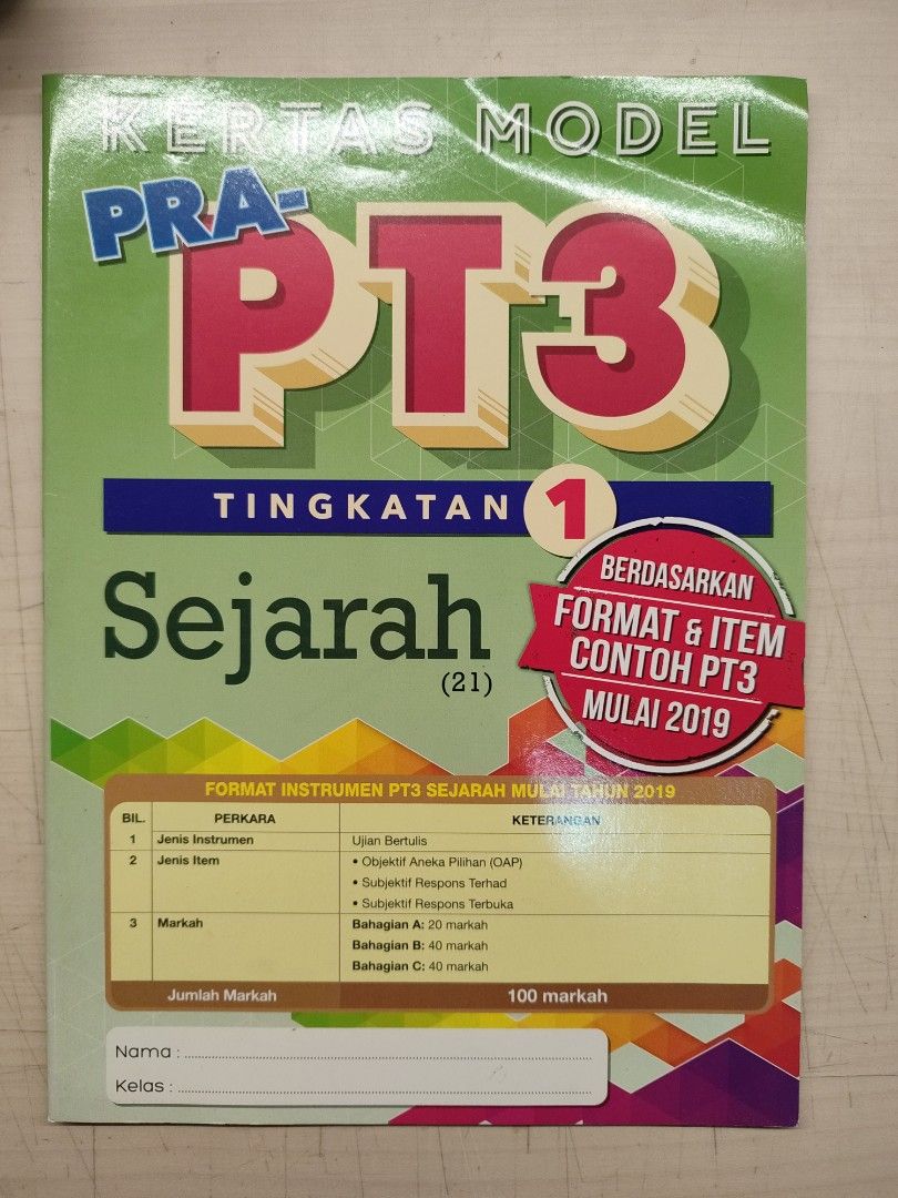 KSSM Kertas Model Pra-PT3 Form 1, Hobbies & Toys, Books & Magazines ...