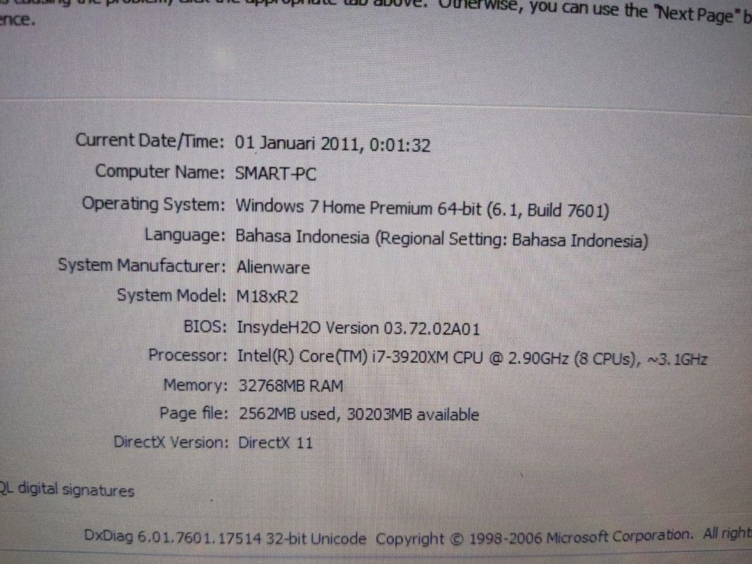 Laptop ALIENWARE M18X R2 Intel Core i7 Ivy RAM 32GB/SSD 512GB+1TB VGA ...