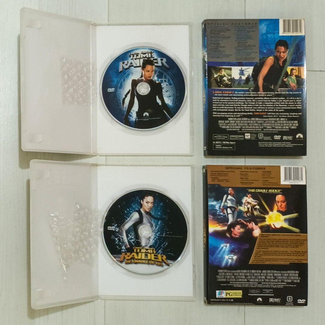 LARA CROFT SET: TOMB RAIDER MOVIE + THE CRADLE OF LIFE DVD & OST CD, Hobbies & Toys, Music ...