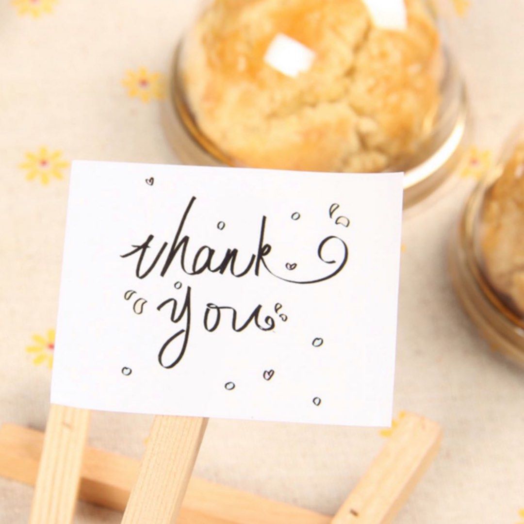 Large size Thank You Rectangle Decoration Label Stickers, Hobbies ...