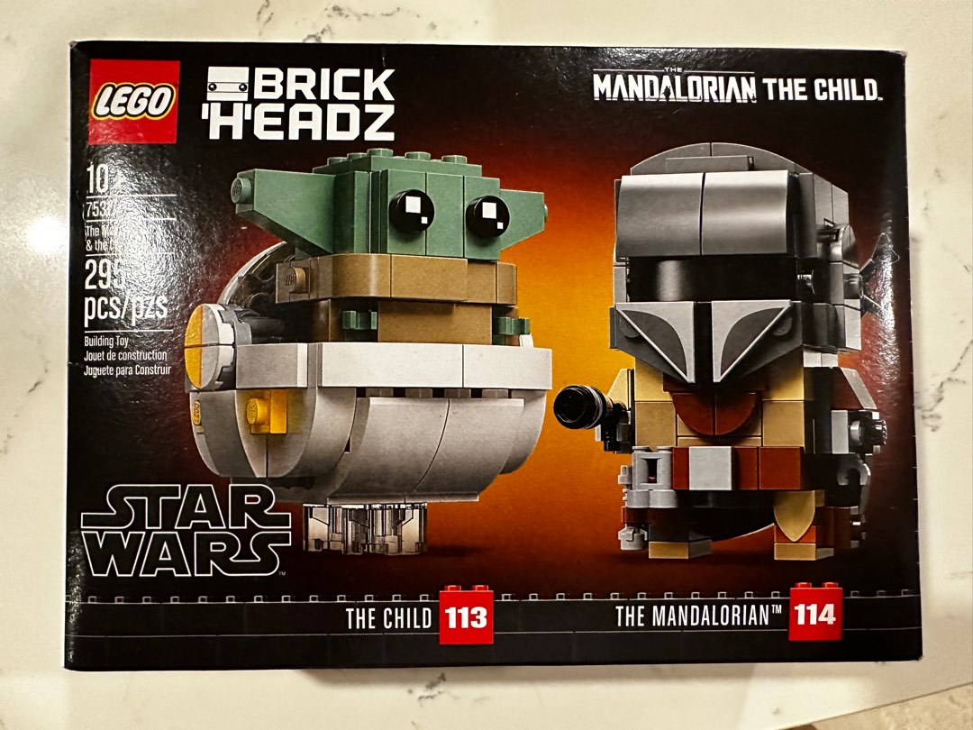Lego Star Wars Brickheadz 75317 The Mandalorian & The Child, Hobbies ...