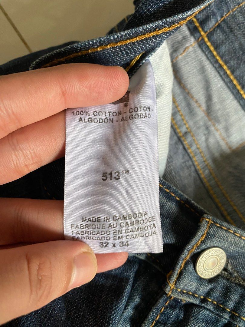 Levis 513 Denim Pants, Men's Fashion, Bottoms, Jeans on Carousell