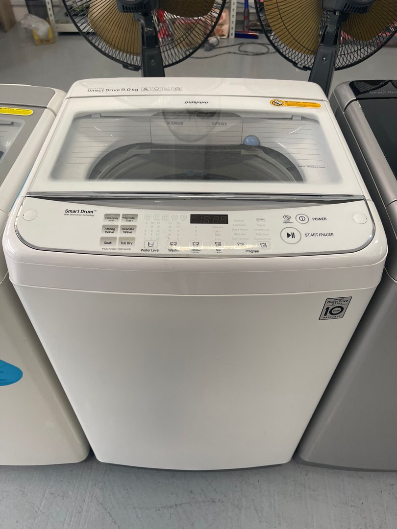 LG 9KG TOP LOAD WFT9081DD WASHING MACHINE, TV & Home Appliances ...