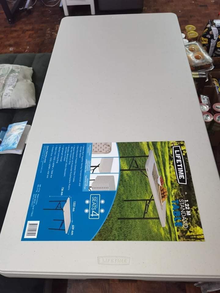 Lifetime long table, Furniture & Home Living, Furniture, Tables & Sets ...