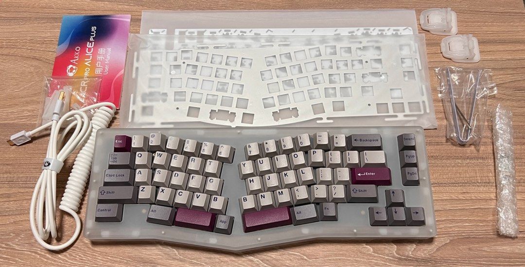 Limited edition Akko Pro Alice Plus Gasket Mount 65% Custom Mechanical ...