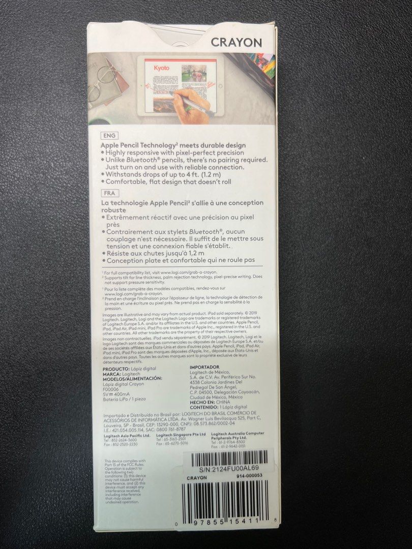 Logitech CRAYON, Computers & Tech, Parts & Accessories, Other ...