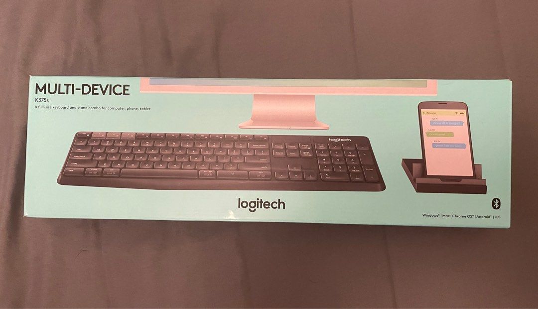Logitech Multi Device Keyboard K375s Computers And Tech Parts And Accessories Computer Keyboard