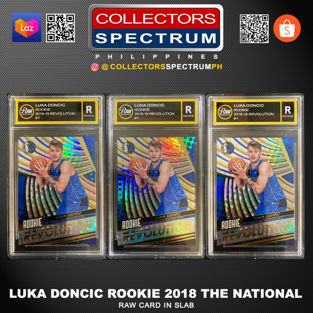 Luka Doncic Rookie RC NBA Card 2018 Panini Revolution #1 Raw Card in ...