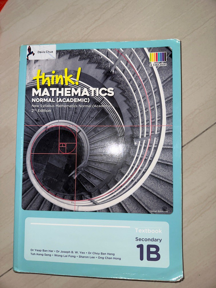 Mathematics Normal Academic Secondary 1, Hobbies & Toys, Books & Magazines, Textbooks on Carousell