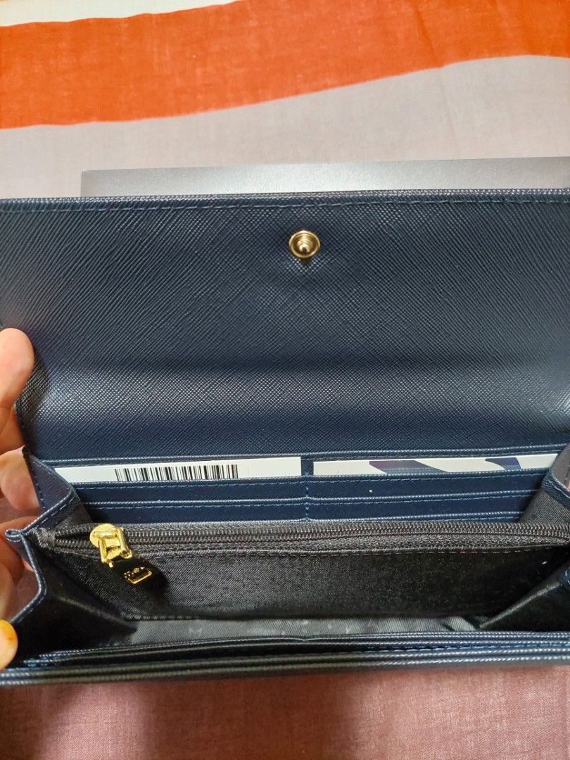 Mel & co long wallet, Luxury, Bags & Wallets on Carousell