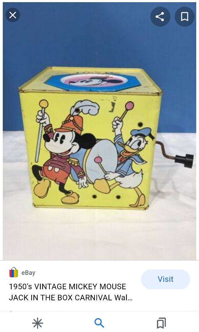 Mickey's carnival 1950, Hobbies & Toys, Memorabilia & Collectibles ...