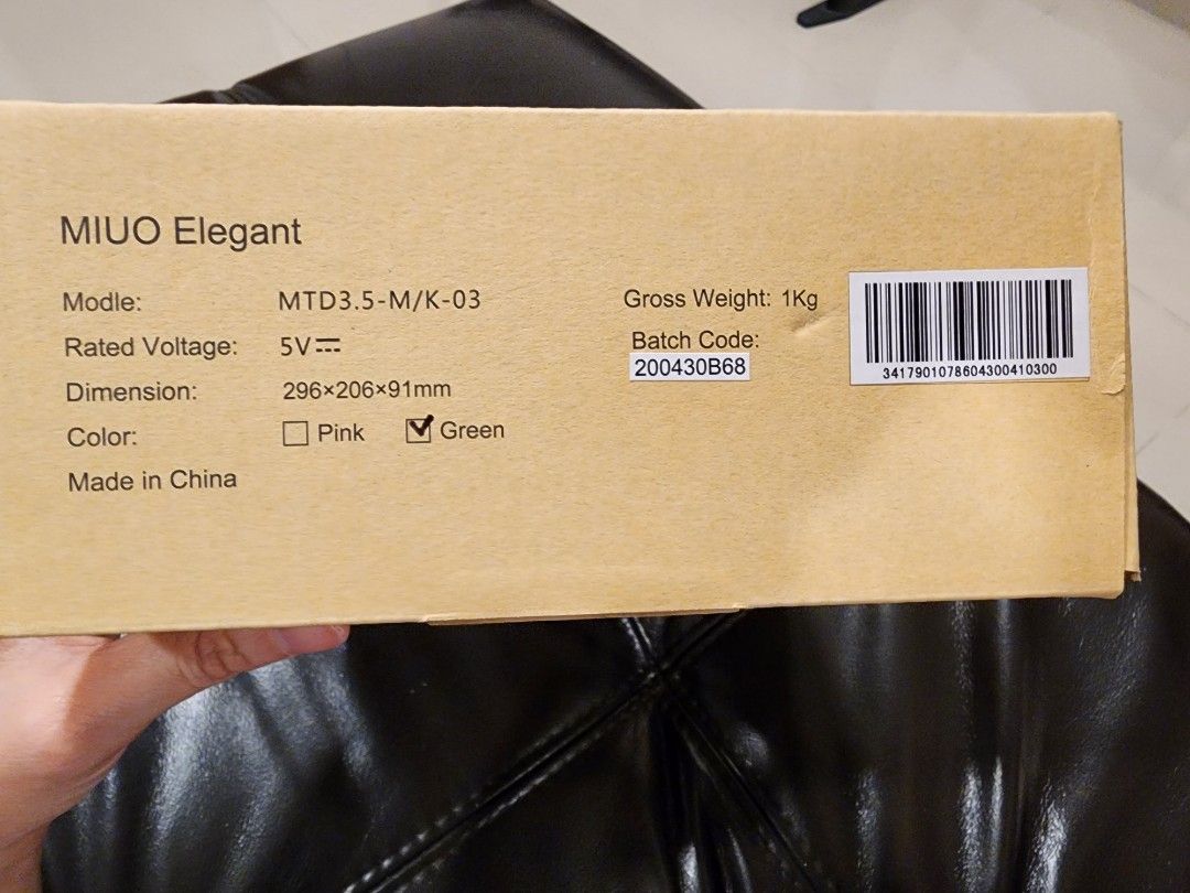 Midea MIUO Elegant LED Table Lamp / Make-up mirror, Furniture & Home ...